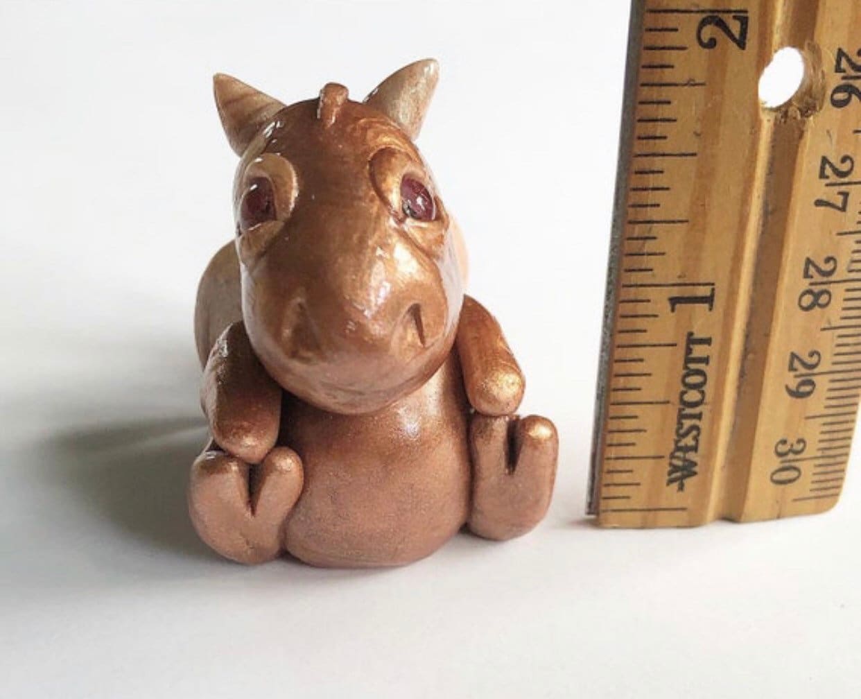 Baby Dragon Sculpture-handmadedragon Loverfantasycreatureuniquenursery ...