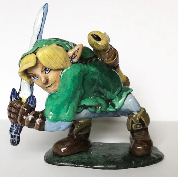 Link Sculpture-handmadezelda Ocarina of Timeunique Zelda | Etsy