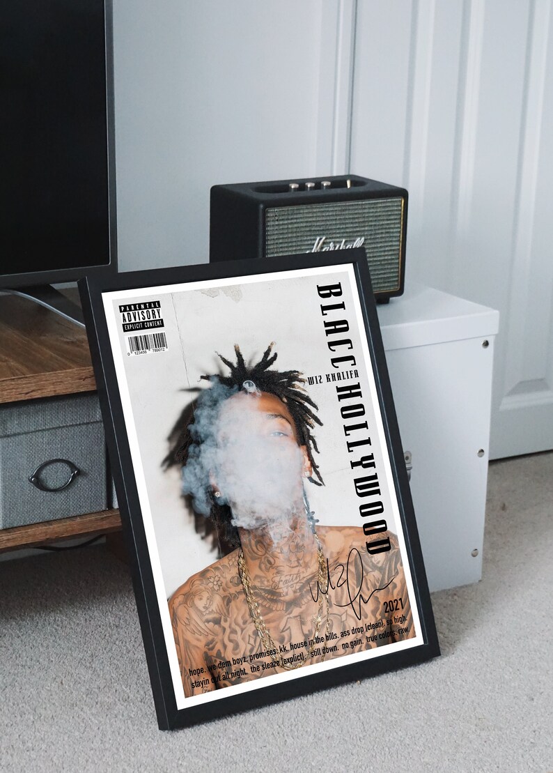 WIZ KHALIFA POSTER - Etsy