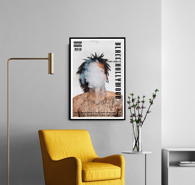 WIZ KHALIFA POSTER - Etsy