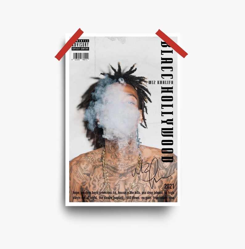 WIZ KHALIFA POSTER - Etsy