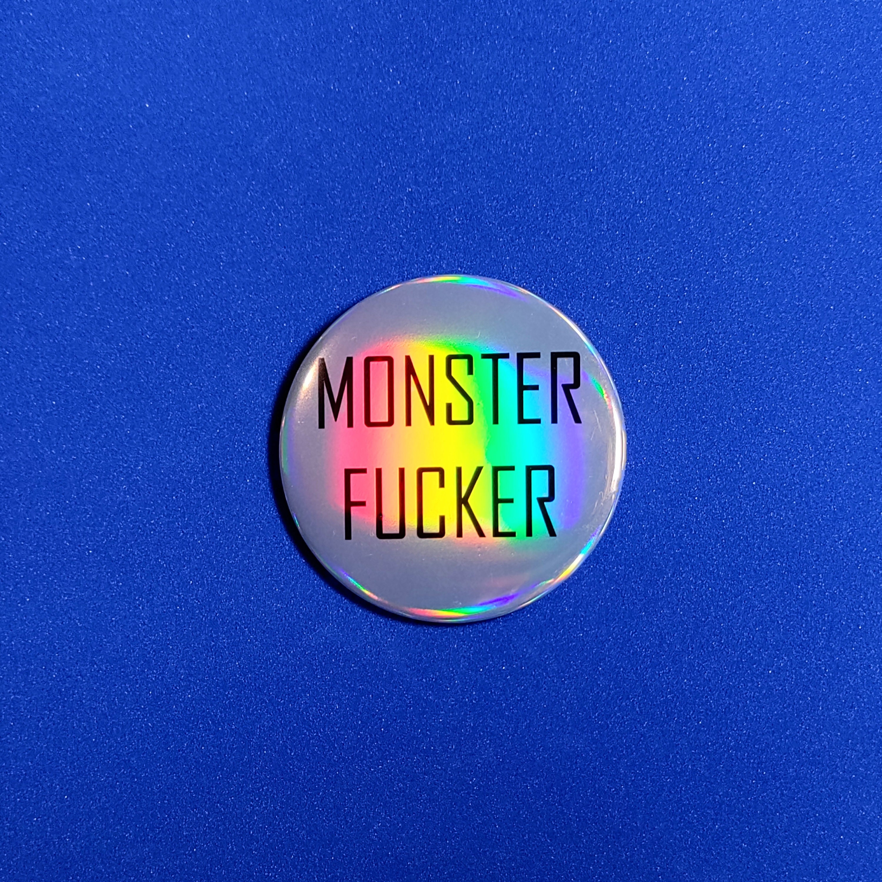 Holographic Catboy Catgirl Cryptid Monster Badges 58mm - Etsy