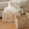 Rectangular Rattan Storage Box With Lid Food Container Box Organizer ...