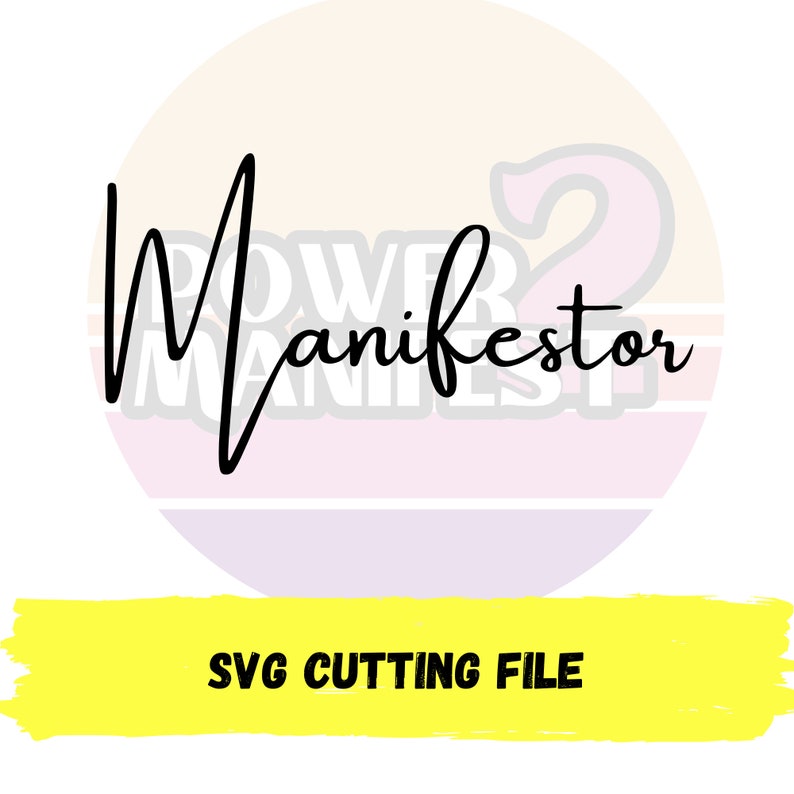 Manifest SVG Shirt SVG - Etsy