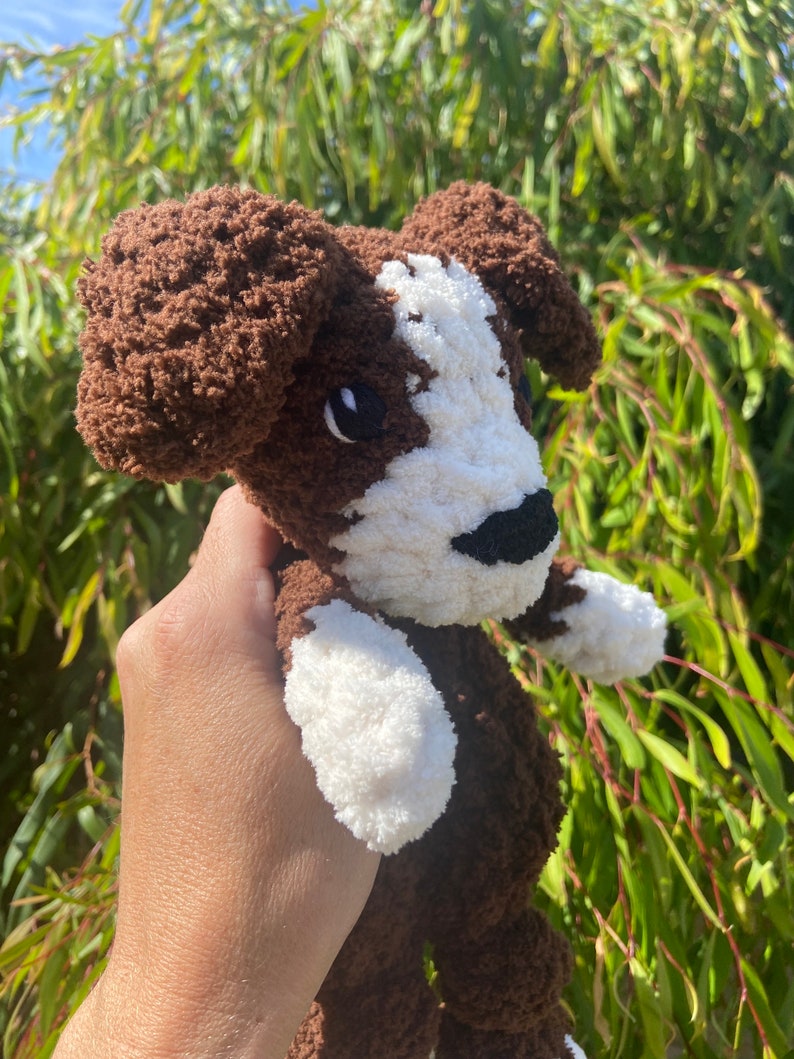 Crochet Puppy Dog Snuggler Lovey - Etsy