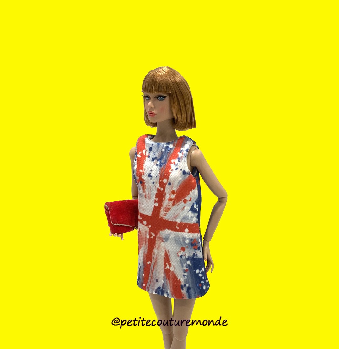 Mod Barbie Cut N Sew Dress DIY Doll Dress Sewing Panel Integrity Doll ...