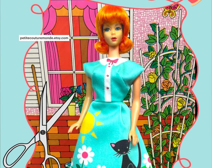 Mod Barbie | Cut N Sew Dress | DIY Doll Dress | Sewing Panel ...