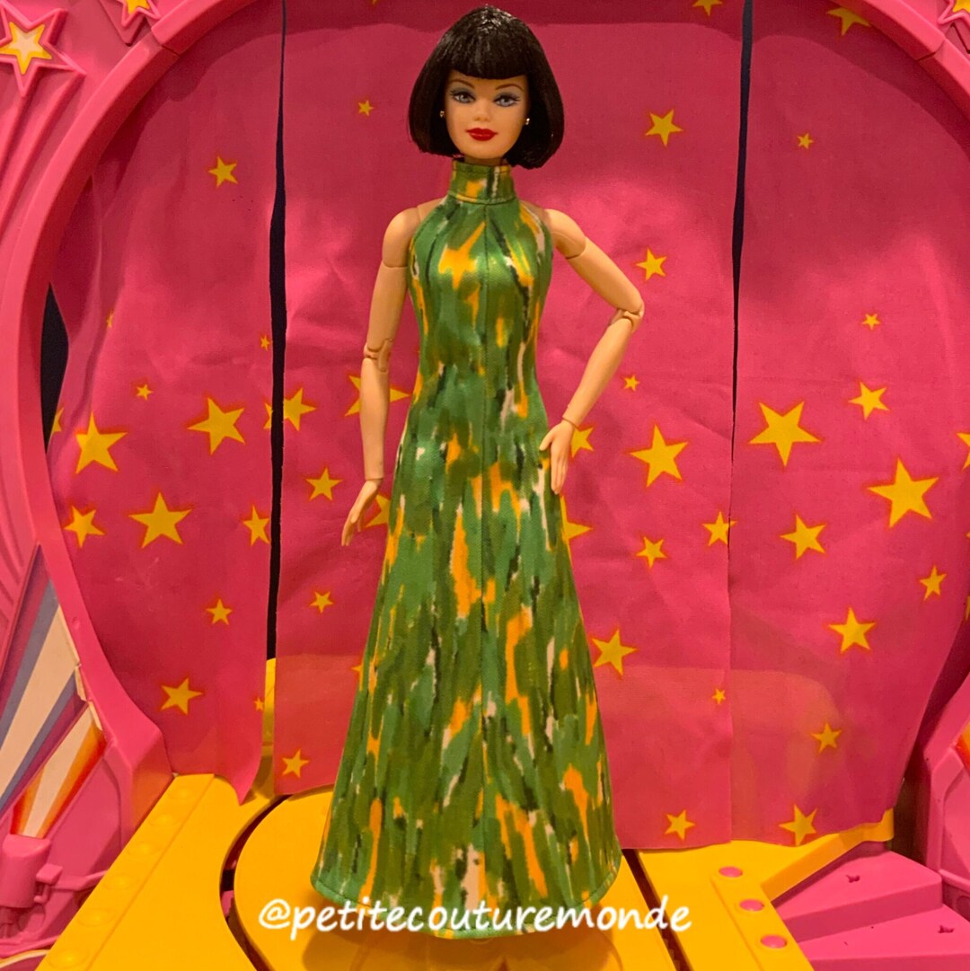 Mod Barbie Cut N Sew Dress DIY Doll Dress Sewing Panel Superstar Barbie ...