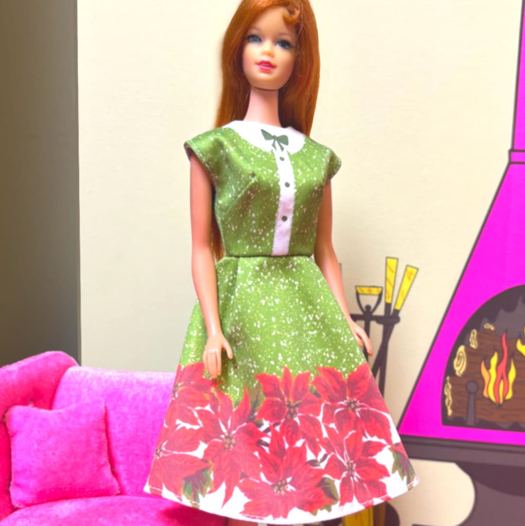 Mod Barbie | Cut N Sew Dress | DIY Doll Dress | Sewing Panel ...