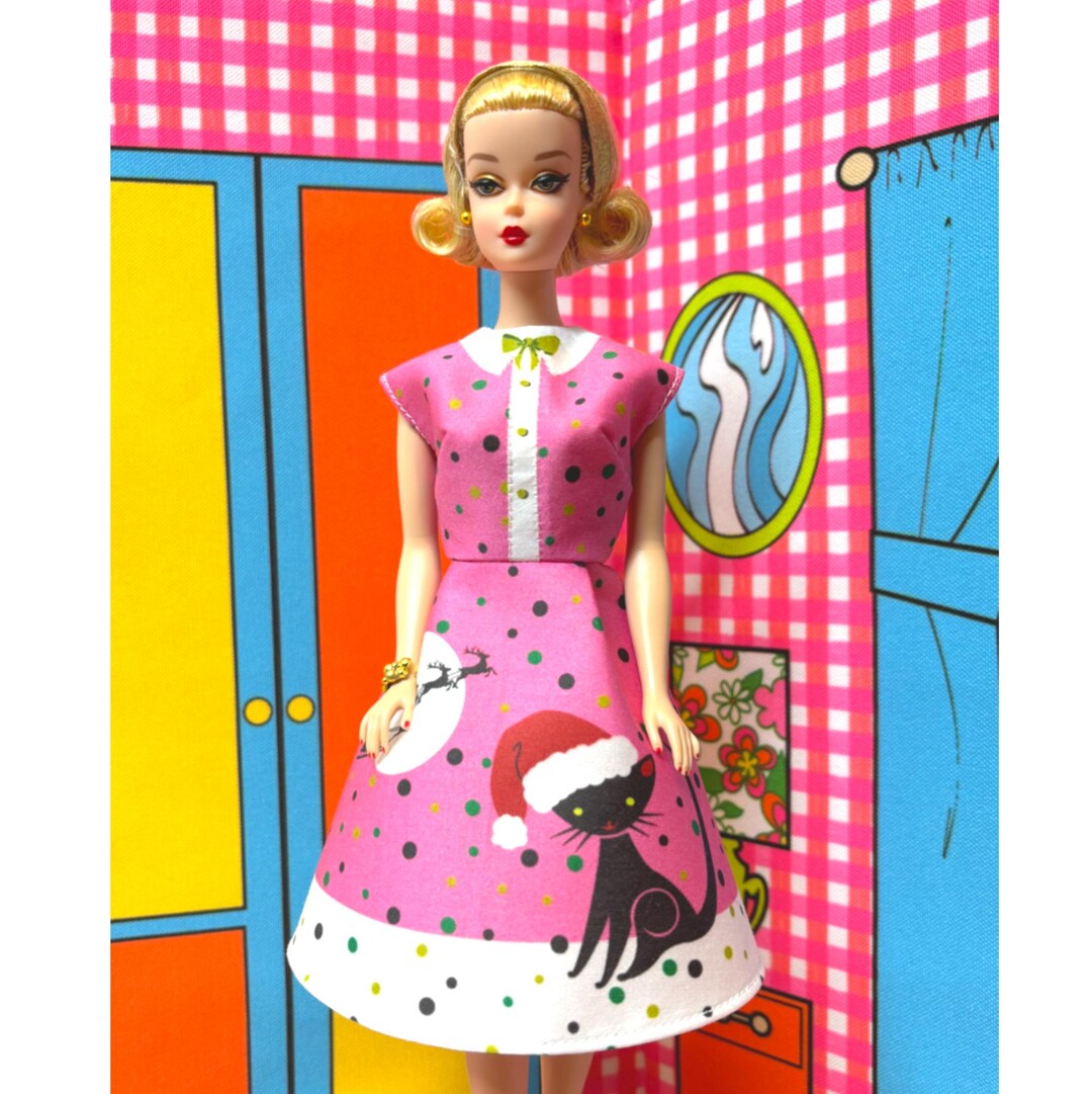Mod Barbie Cut N Sew Dress DIY Doll Dress Sewing Panel Integrity Doll ...