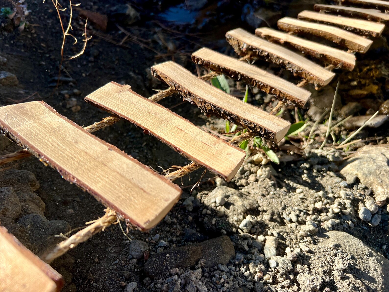 Rock Crawler Bridge 5 Foot Cottonwood Polyacrylic Stain. RC 1/24, 1/18 ...