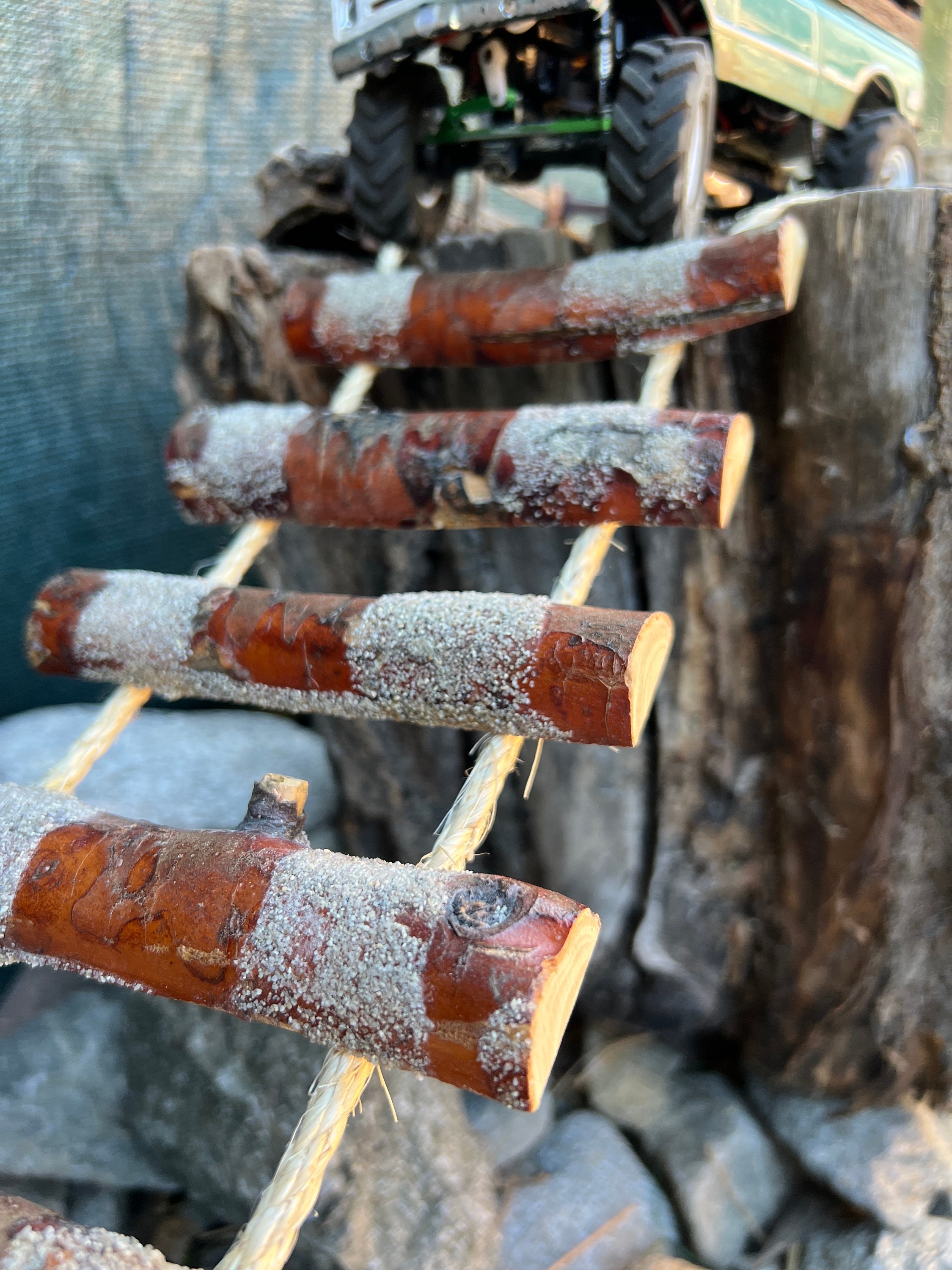 Rock Crawler Bridge 2 Pine W/sand Traction Grip. for Rcs 1/24, 1/18 ...