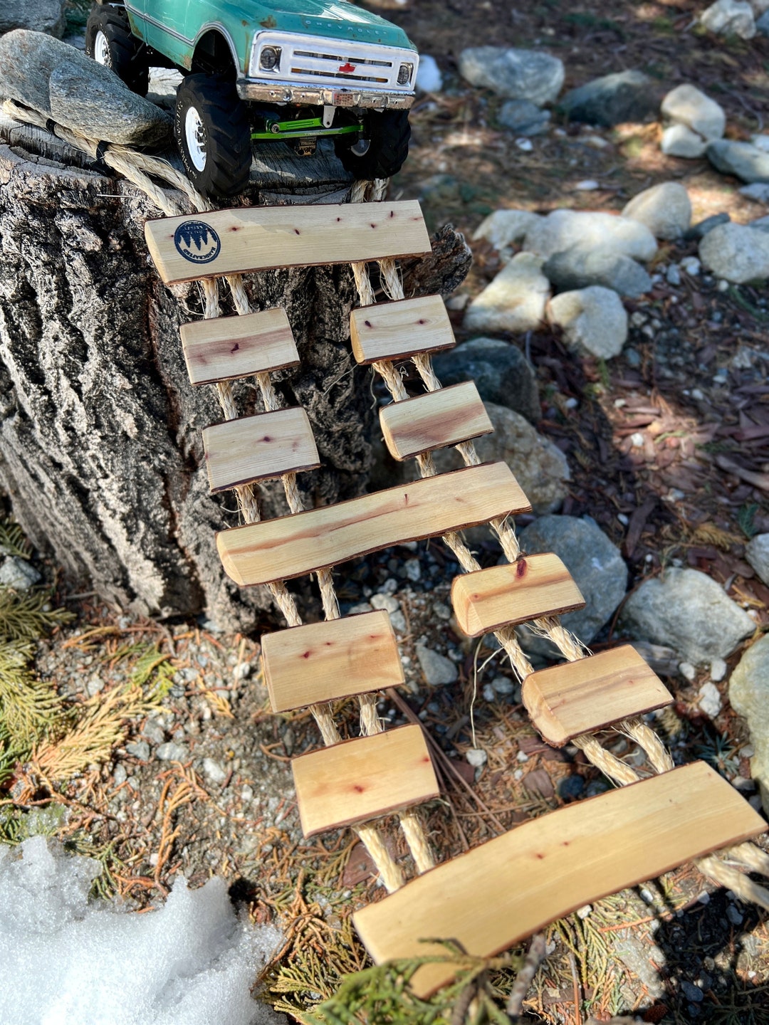 Rock Crawler Bridge 15 Pine gap Tooth Glaze for Rcs 1/24, 1/18 SCX24 ...