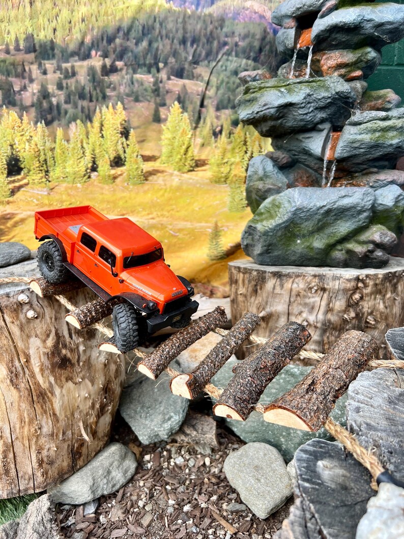 1/24, 1/18 RC Rock Crawler Bridge 1 1/2 Foot Rattlesnake Bark (18 ...