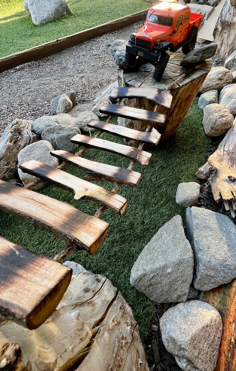 1/24, 1/18 RC Rock Crawler Bridge burnt Tracks 1 1/2cottonwood Obstacle ...