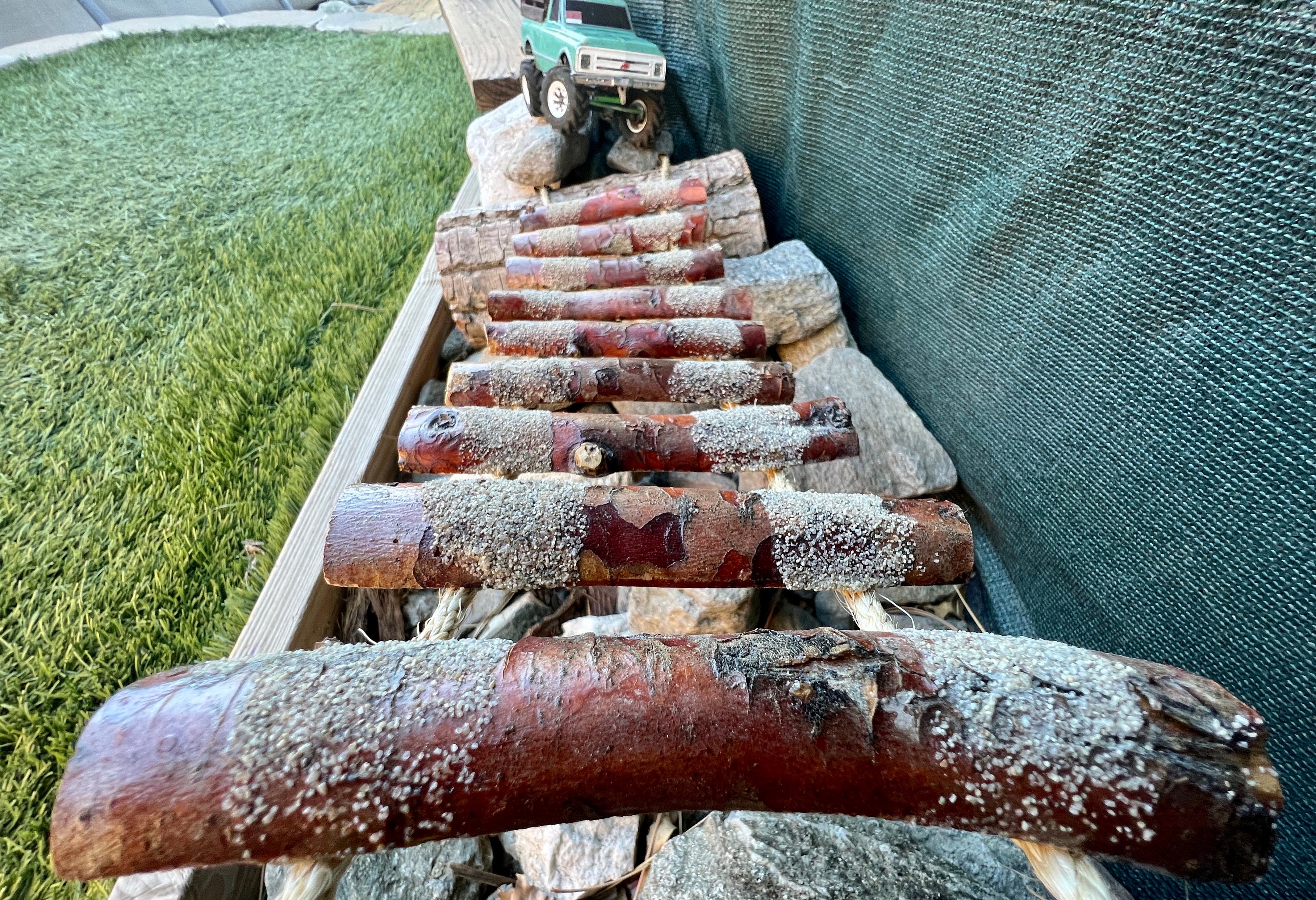 Rock Crawler Bridge 2 Pine W/sand Traction Grip. for Rcs 1/24, 1/18 ...