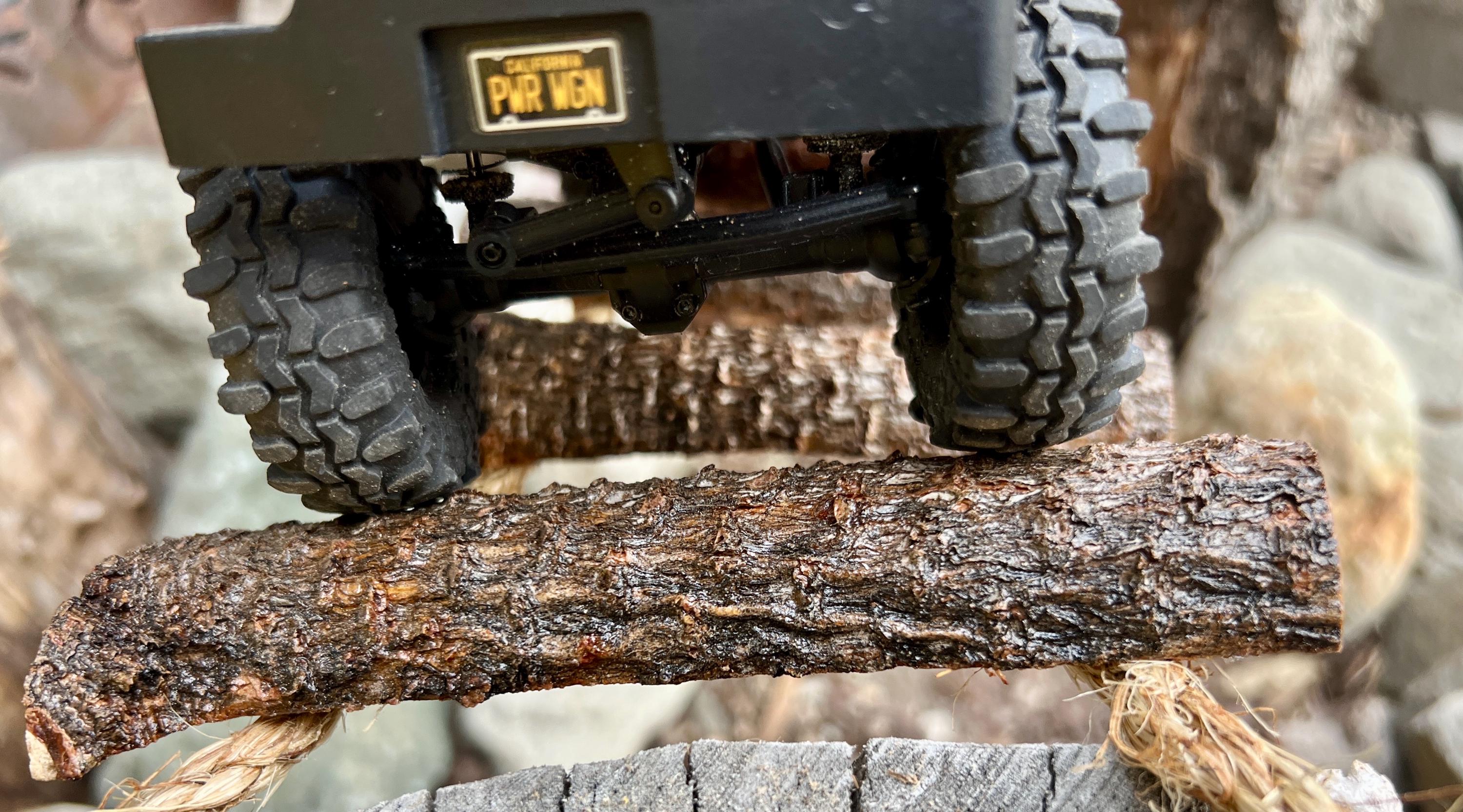 1/24, 1/18 RC Rock Crawler Bridge 1 1/2 Foot Rattlesnake Bark (18 ...