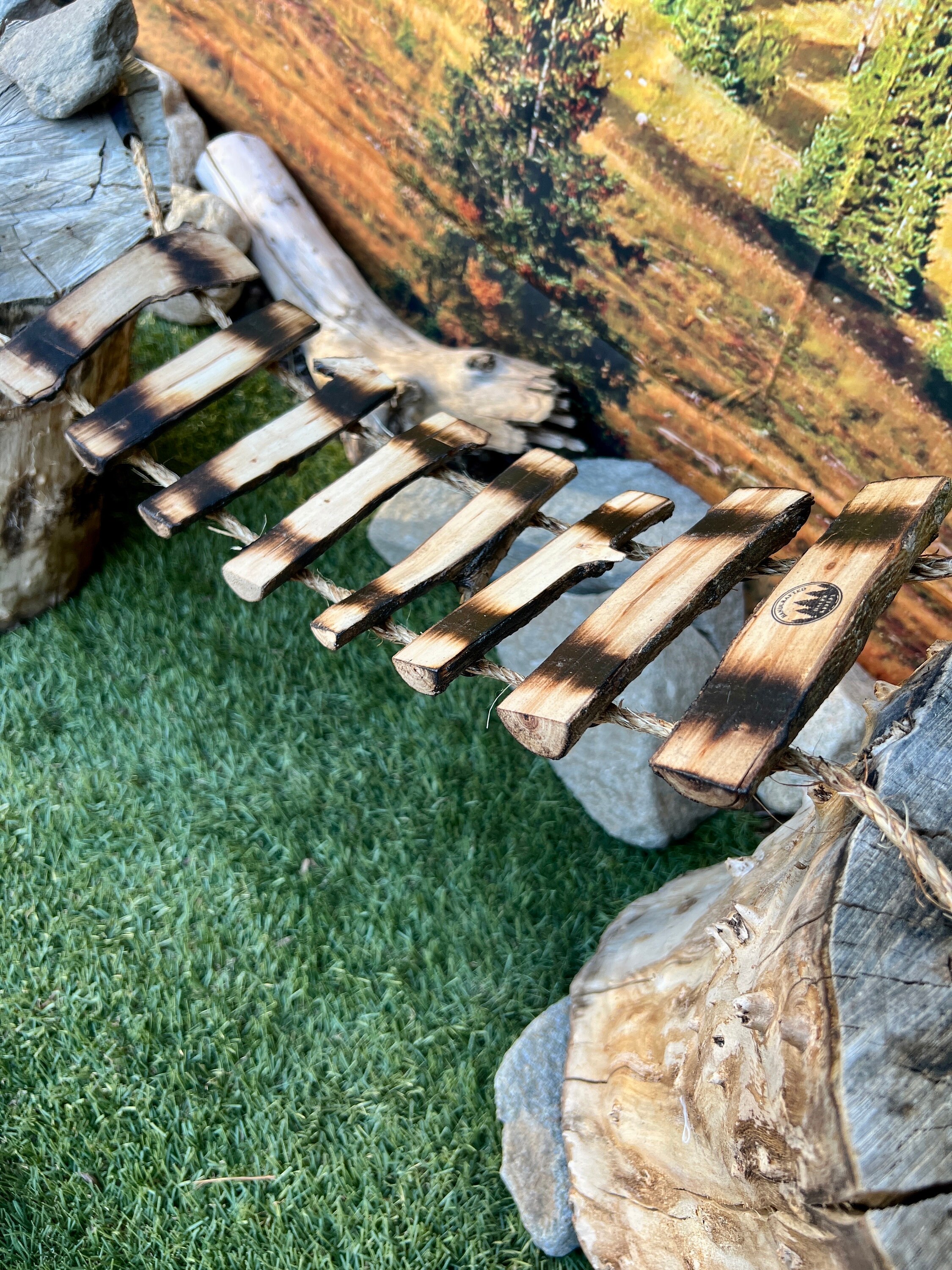 1/24, 1/18 RC Rock Crawler Bridge burnt Tracks 1 1/2cottonwood Obstacle ...