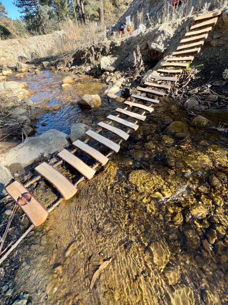 Rock Crawler Bridge 5 Foot Cottonwood Polyacrylic Stain. RC 1/24, 1/18 ...