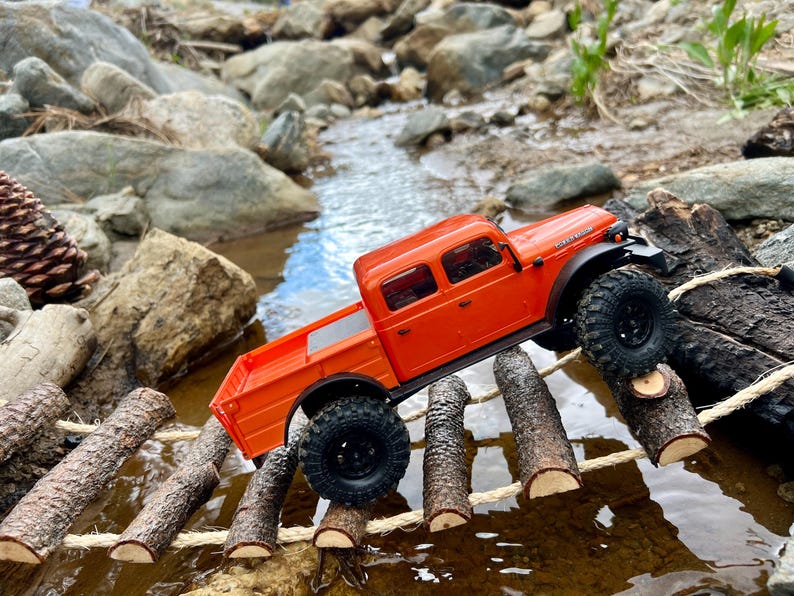 Cottonwood RC Rock Crawler Bridge, Rattlesnake Bark, 1/24 1/18 Scale - Etsy