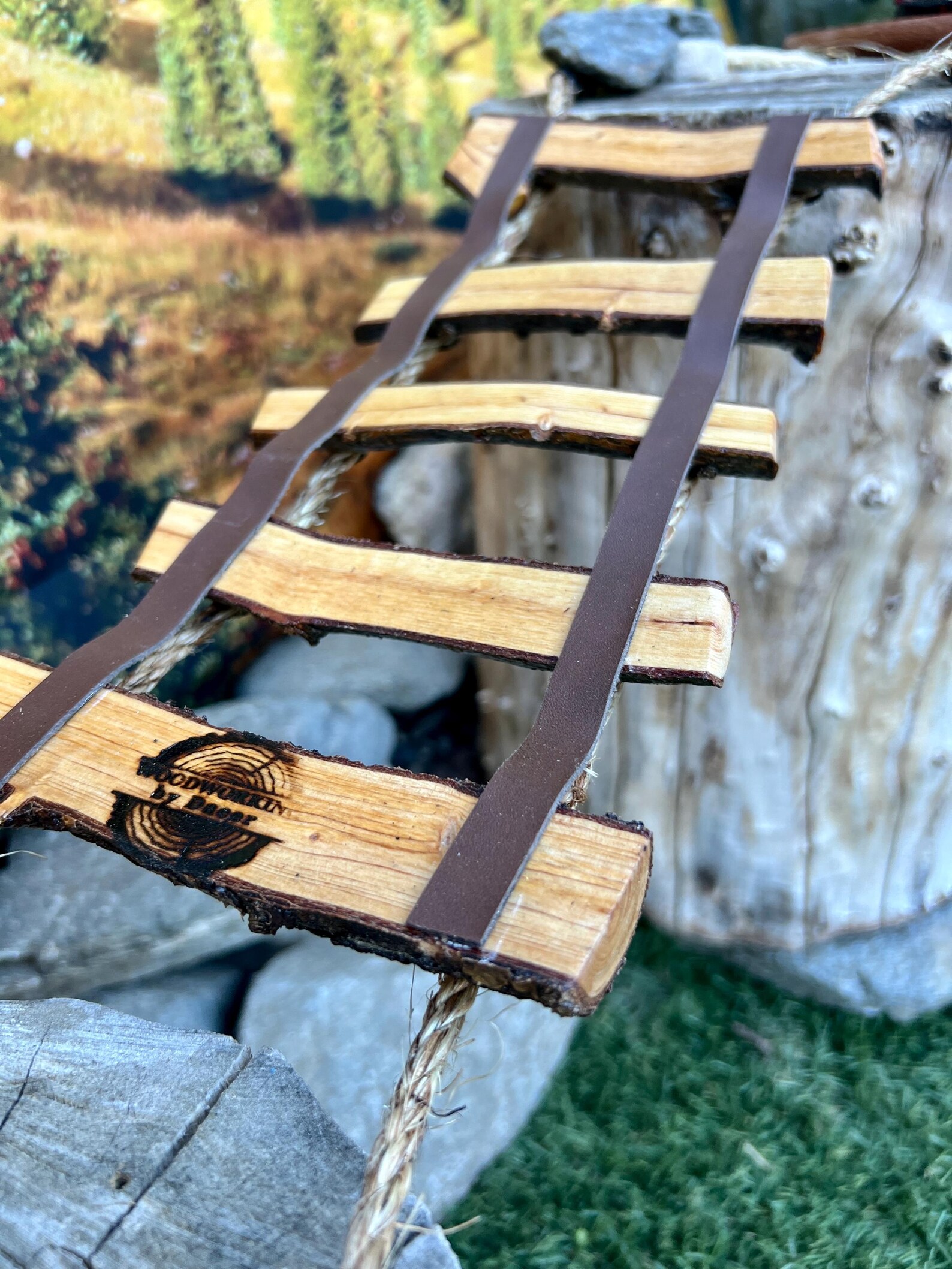 1/24, 1/18 RC Rock Crawler Bridge 1 Foot (12 Inch) Leather Tracks ...