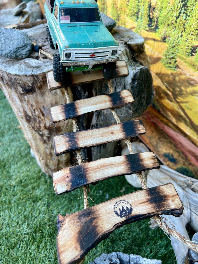 1/24, 1/18 RC Rock Crawler Bridge burnt Tracks 1 Cottonwood Obstacle ...