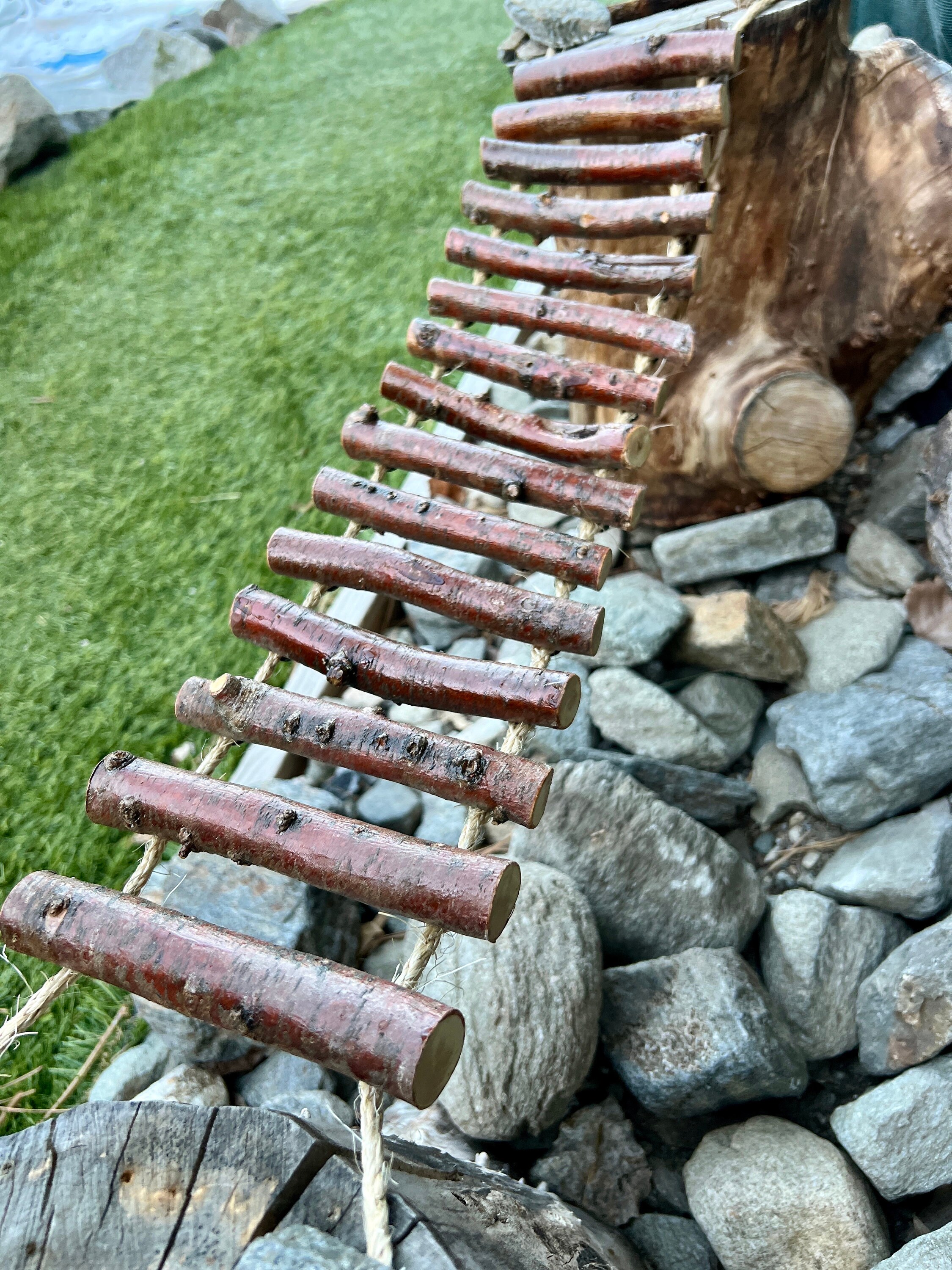 Rock Crawler Bridge 2 1/2 Foot 26 Red Pine Round Log for Rcs 1/24, 1/18 ...