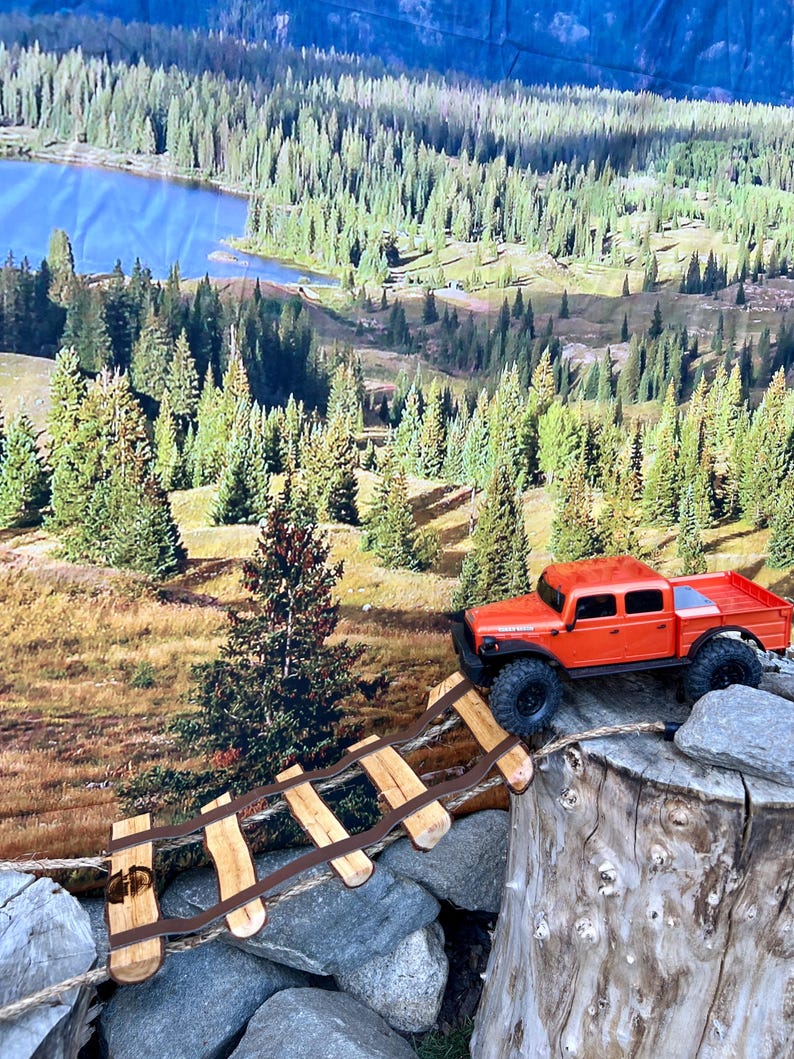 1/24, 1/18 RC Rock Crawler Bridge 1 Foot (12 Inch) Leather Tracks ...