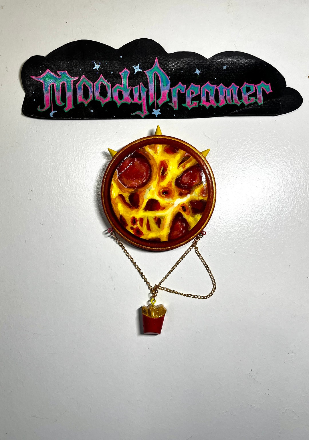 Pepperoni Pizza Badge - Etsy