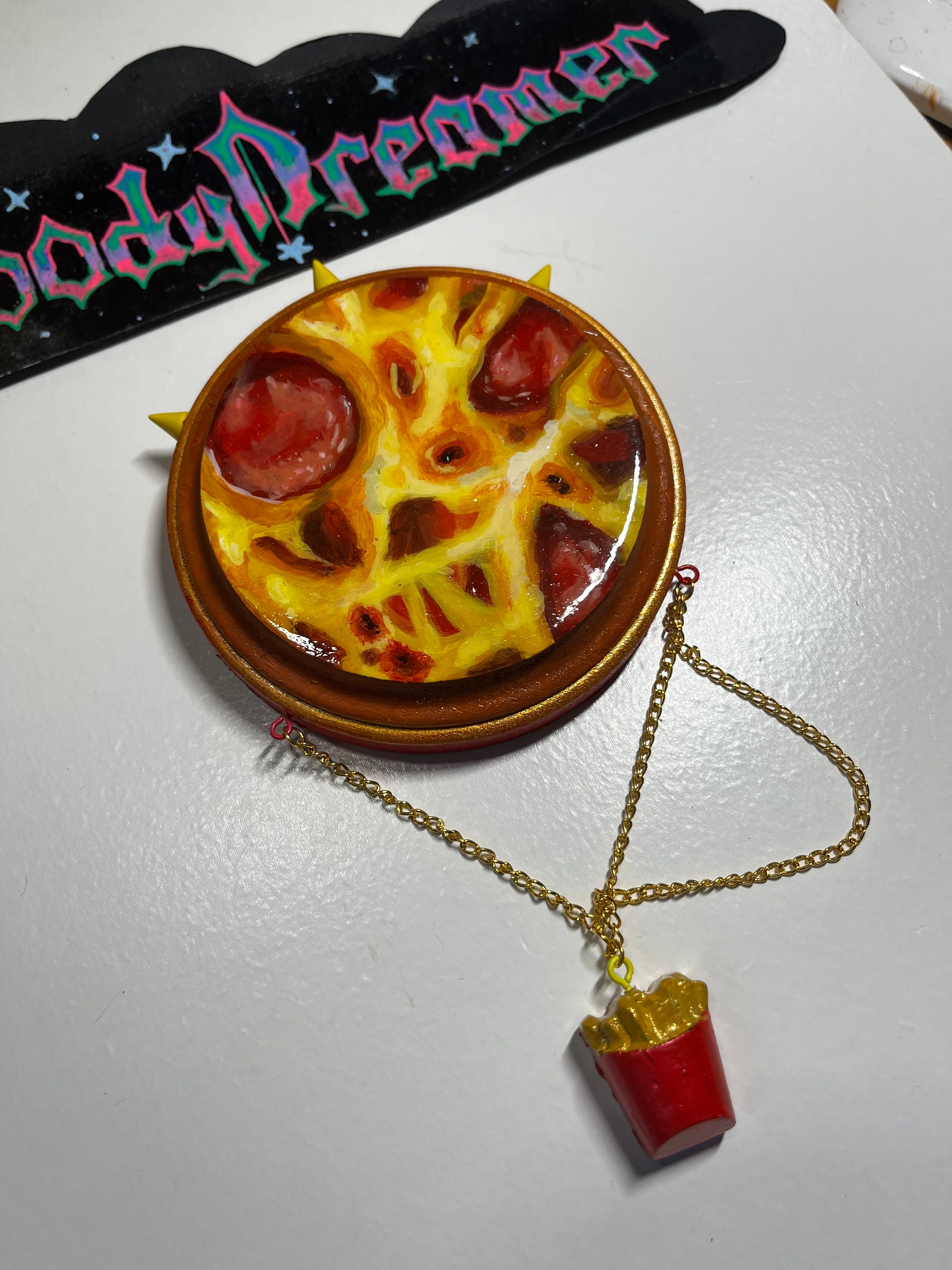 Pepperoni Pizza Badge - Etsy