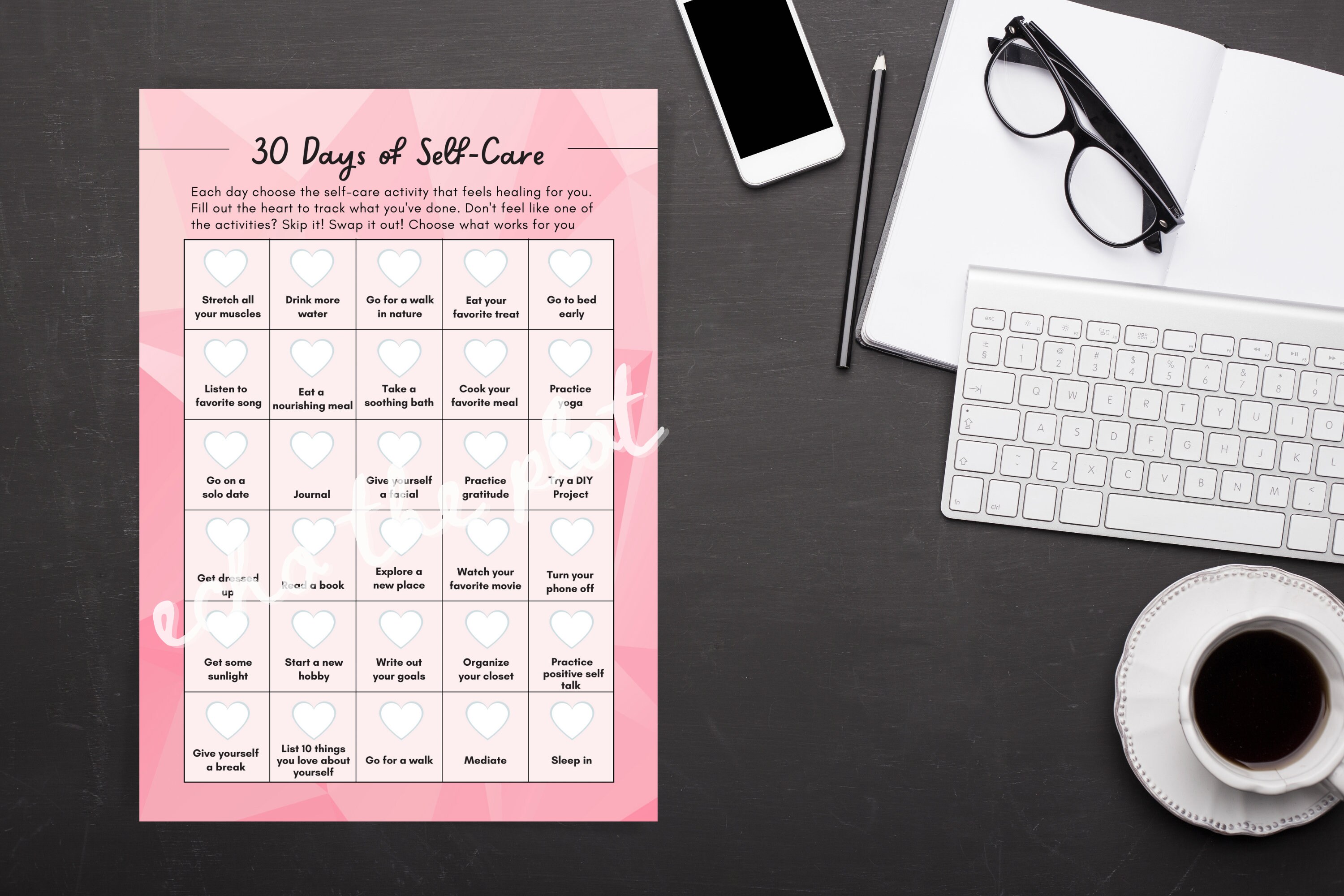 30 Days of Self Care (digital) - Etsy