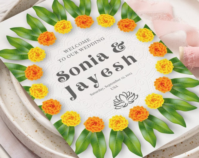 PRINTED | Indian Wedding Invitation Set, Party Invitation, Sangeet ...