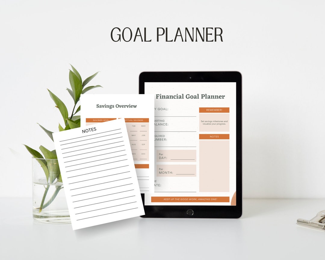 Financial Goal Planner, Budget Planner, Financial Savings Tracker ...