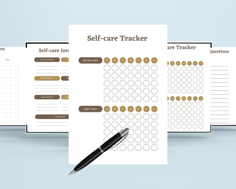 Self Care Planner, Self Care Journal, Self Care Checklist, Planner ...