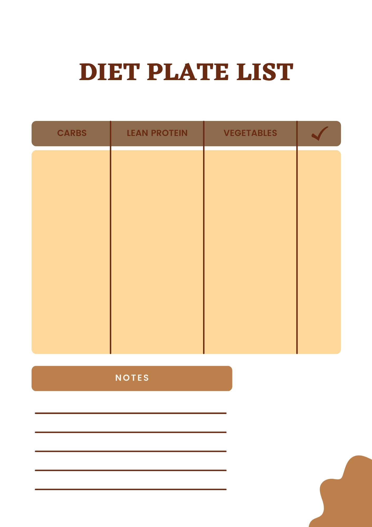 Meal Planner Printable, Daily Food Journal, Grocery List, Meal Prep ...