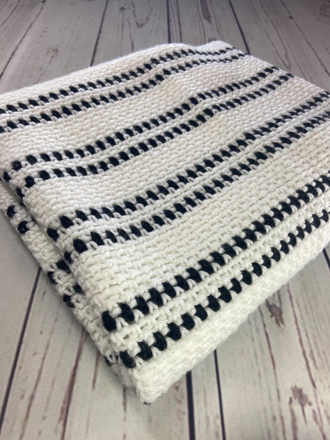 Modern Crochet Throw - Etsy