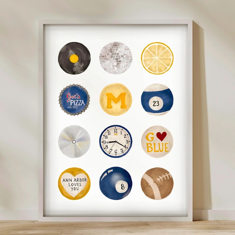 Michigan Poster - Etsy