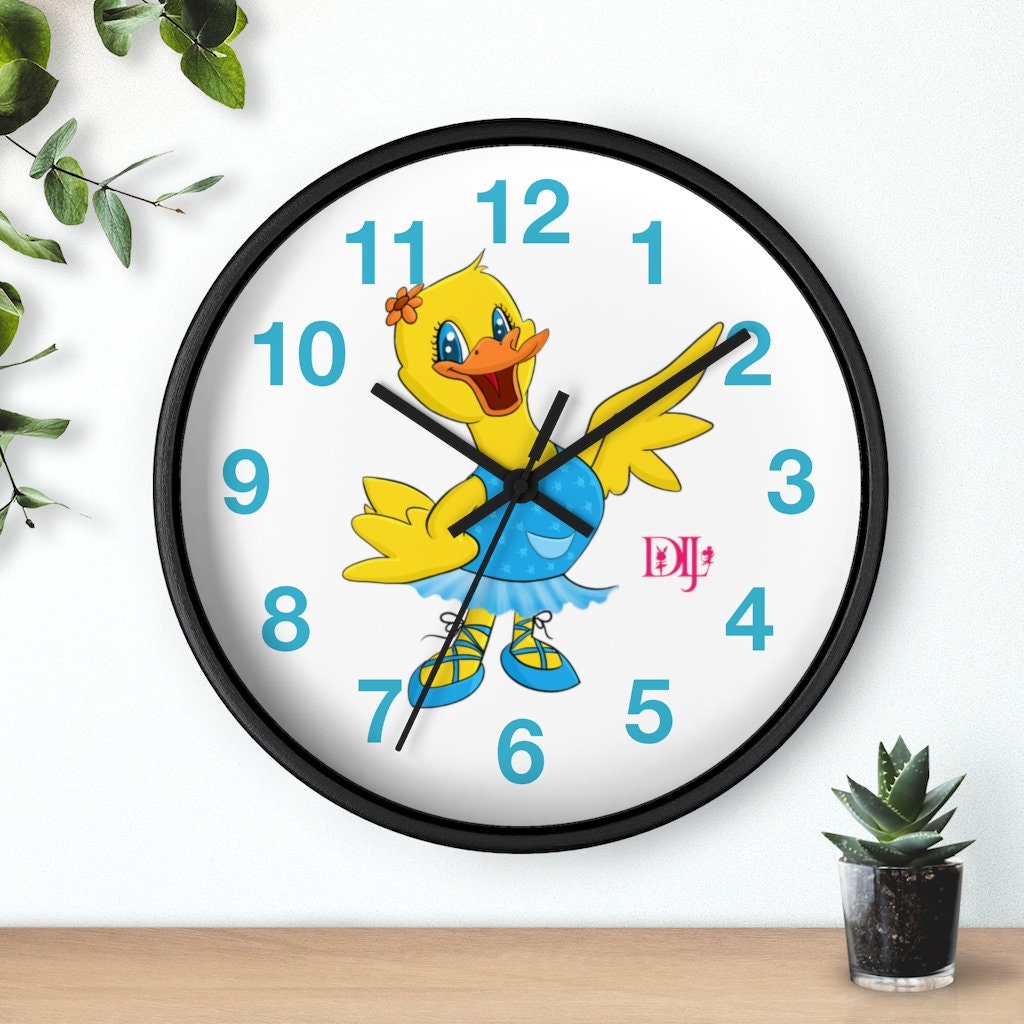 Daphne the Duck Wall Clock, Good for Bedroom Great for Kids Gift - Etsy