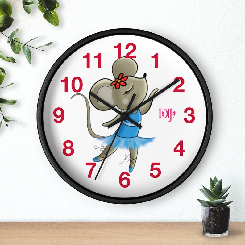 Clocks Melody the Mouse Wall clock Home & Living Home Décor etna.com.pe