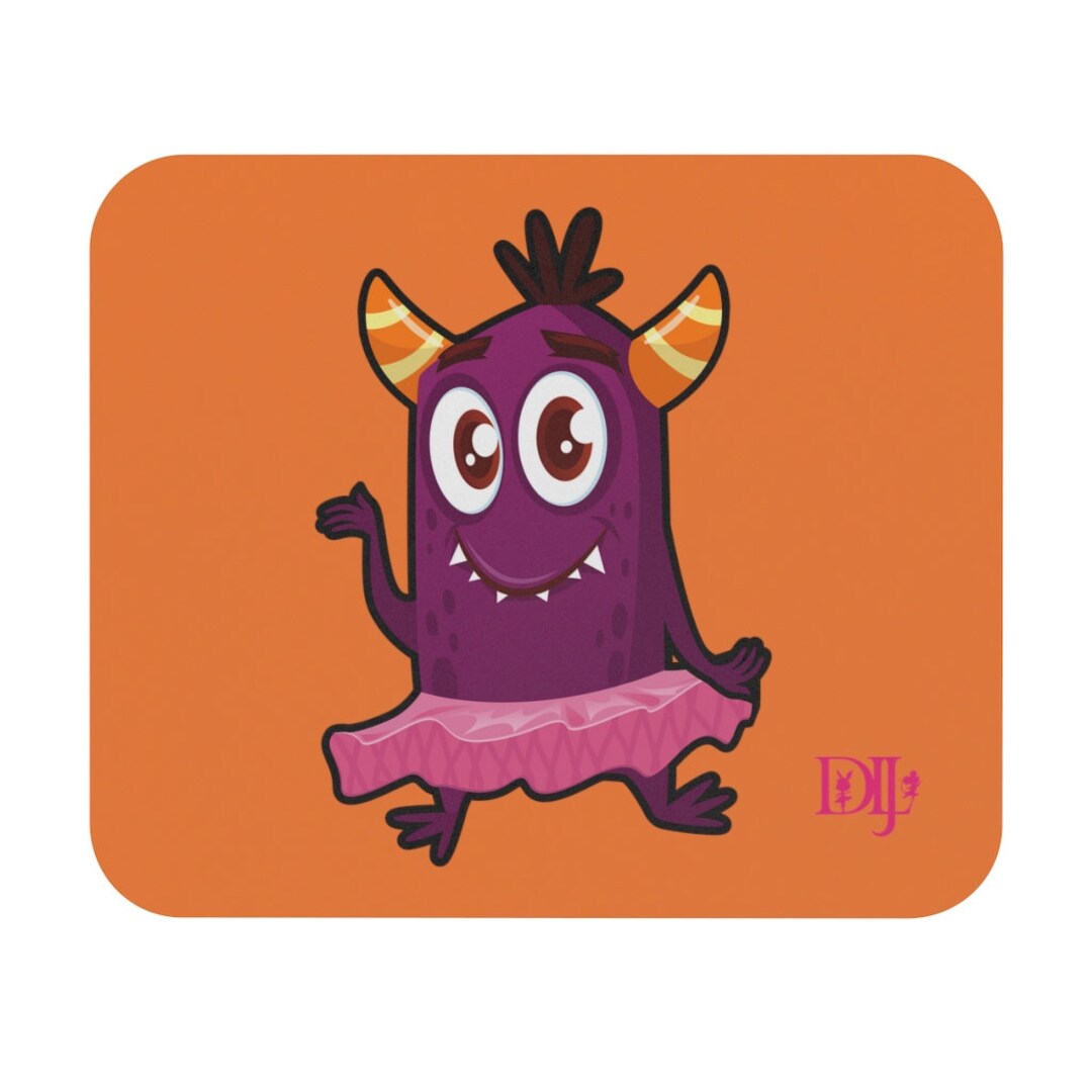 Miley the Magenta Monster Mouse Pad rectangle - Etsy