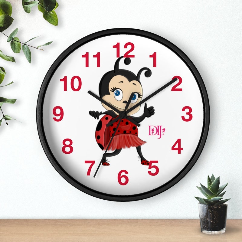 Ladybug Clock - Etsy