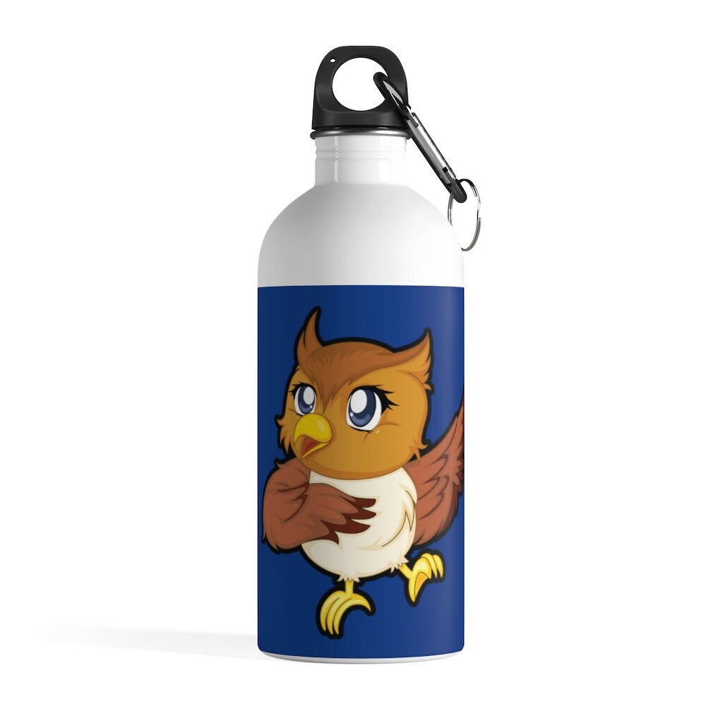 Ozzy the Owl Stainless Steel Water Bottle - Etsy