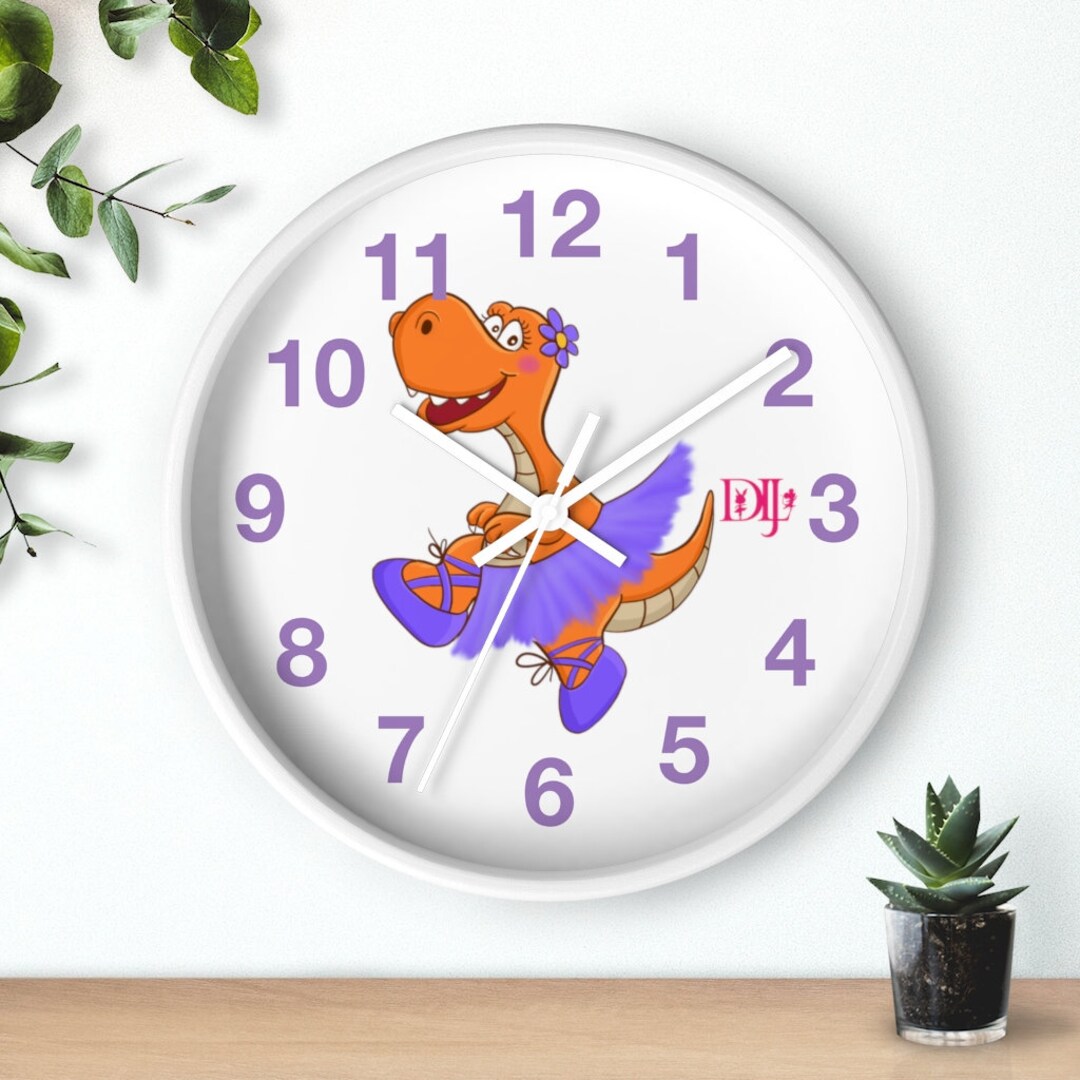 Tori the T-rex Wall Clock, Good for Bedroom Great for Kids Gift - Etsy