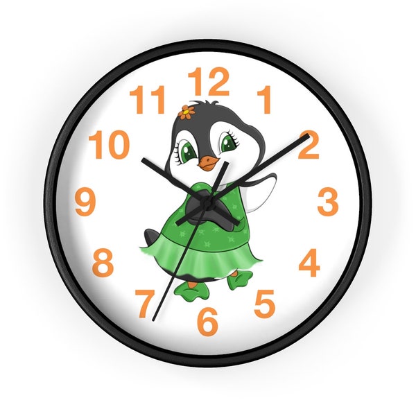 Penguin Clock - Etsy