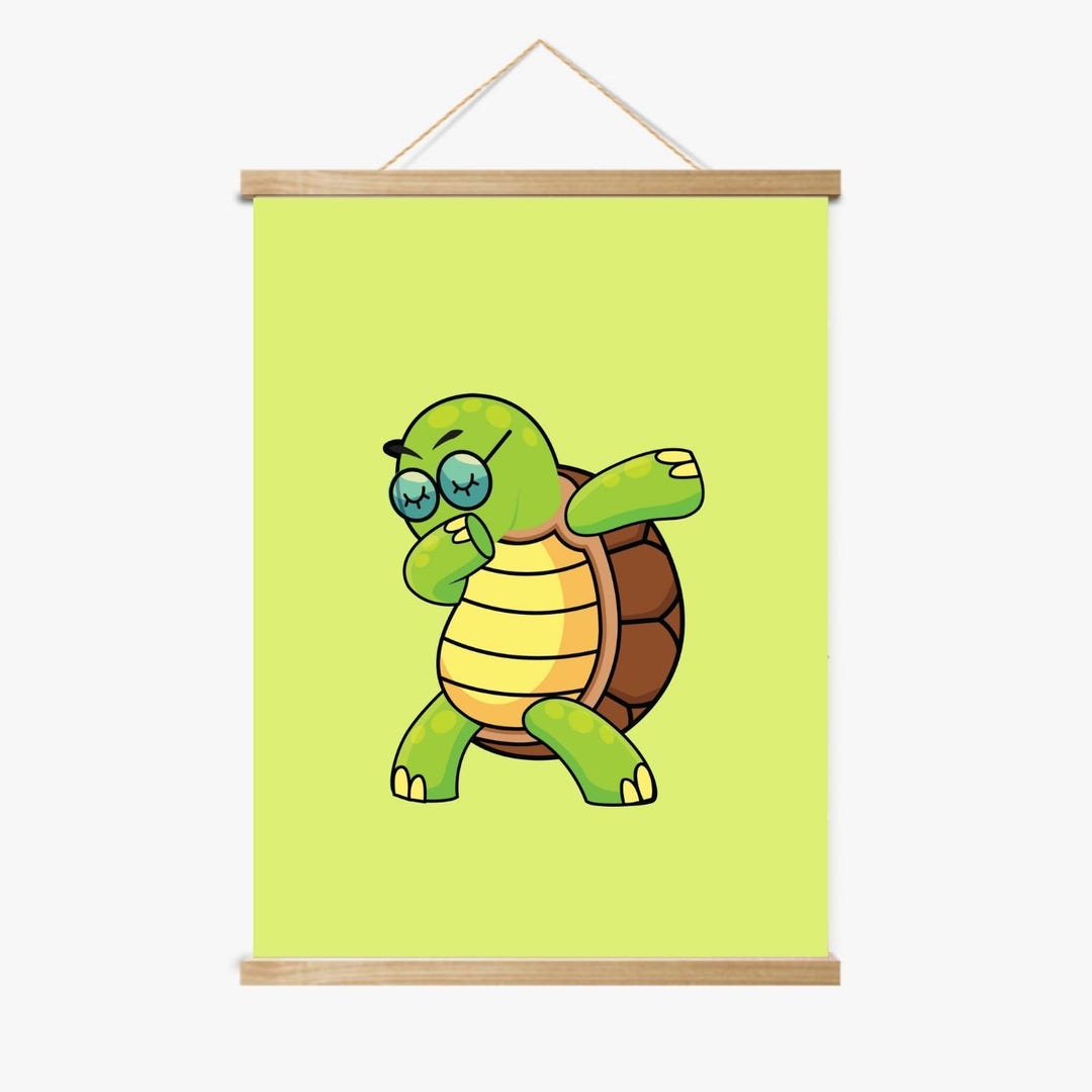 Taylor the Turtle Magnetic Wood Frame Hanger by Dancing Littles Jungle ...