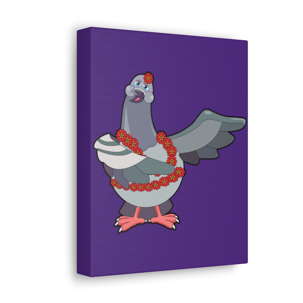 Paige the Pigeon Gallery Wrapped Canvas Wall Art for Kids Room - Etsy
