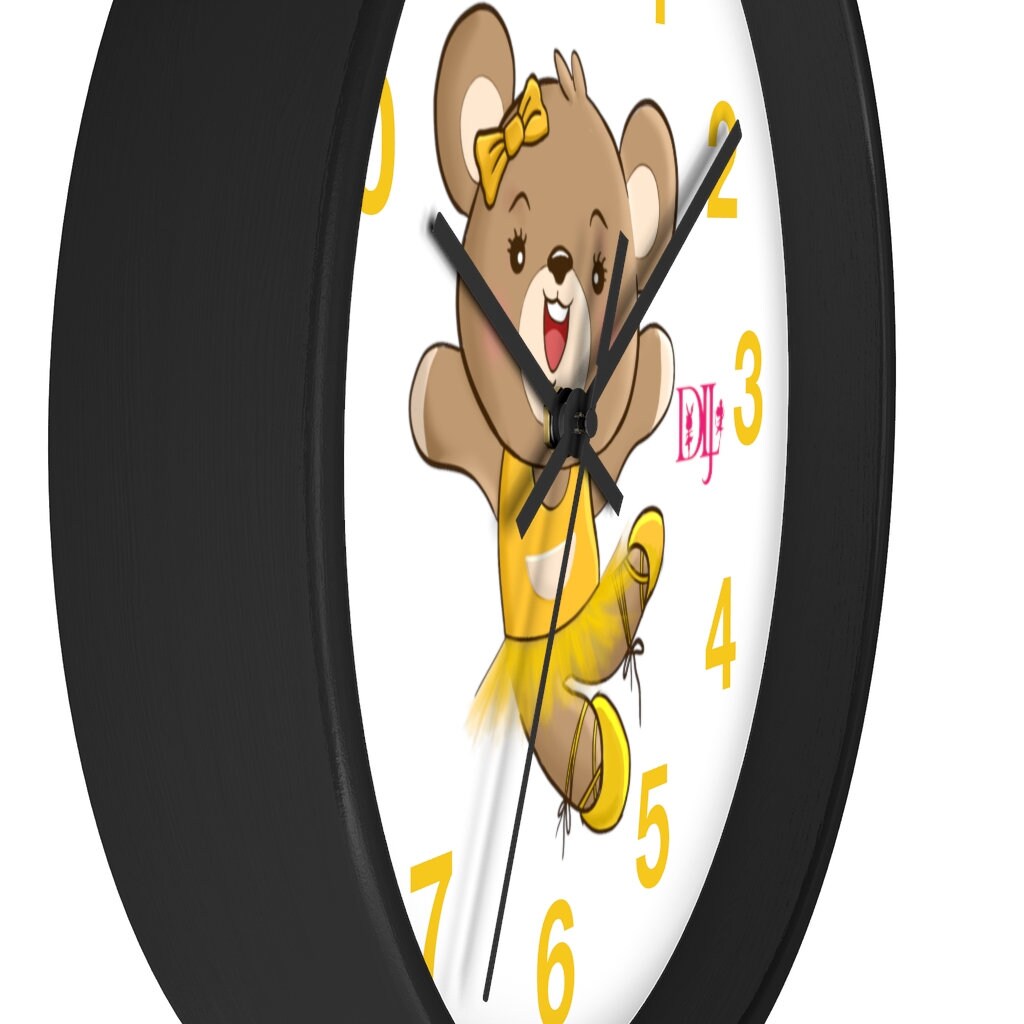Brooklyn the Teddy Bear Wall Clock, Good for Bedroom Great for Kids Gift - Etsy