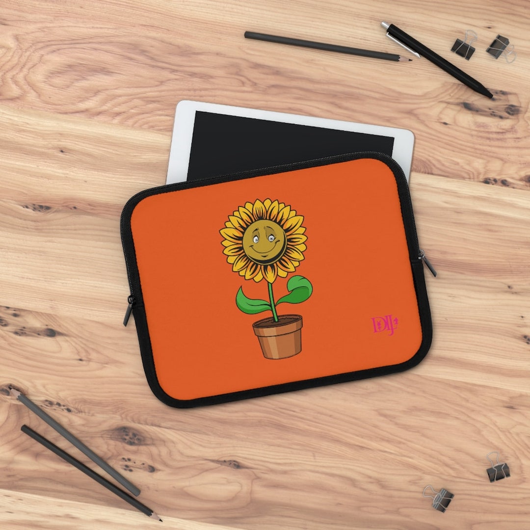 Sunny the Sunflower Laptop Sleeve - Etsy