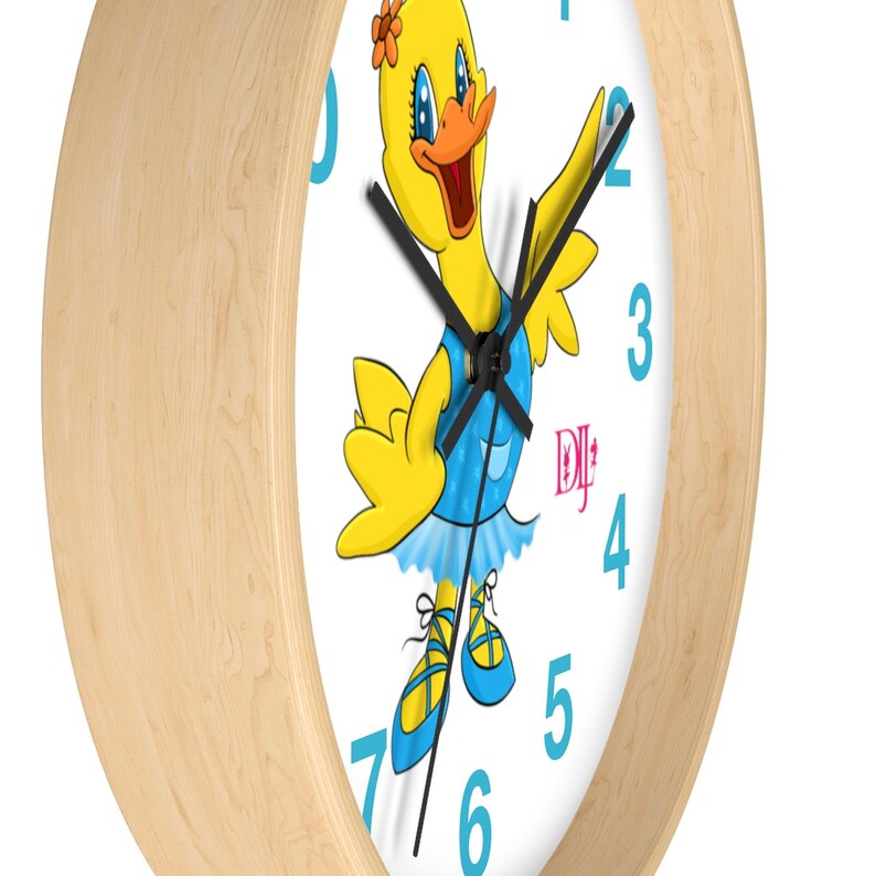 Daphne the Duck Wall Clock, Good for Bedroom Great for Kids Gift - Etsy