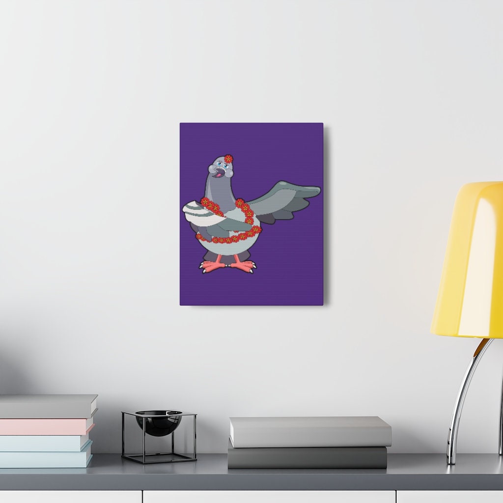 Paige the Pigeon Gallery Wrapped Canvas Wall Art for Kids Room - Etsy